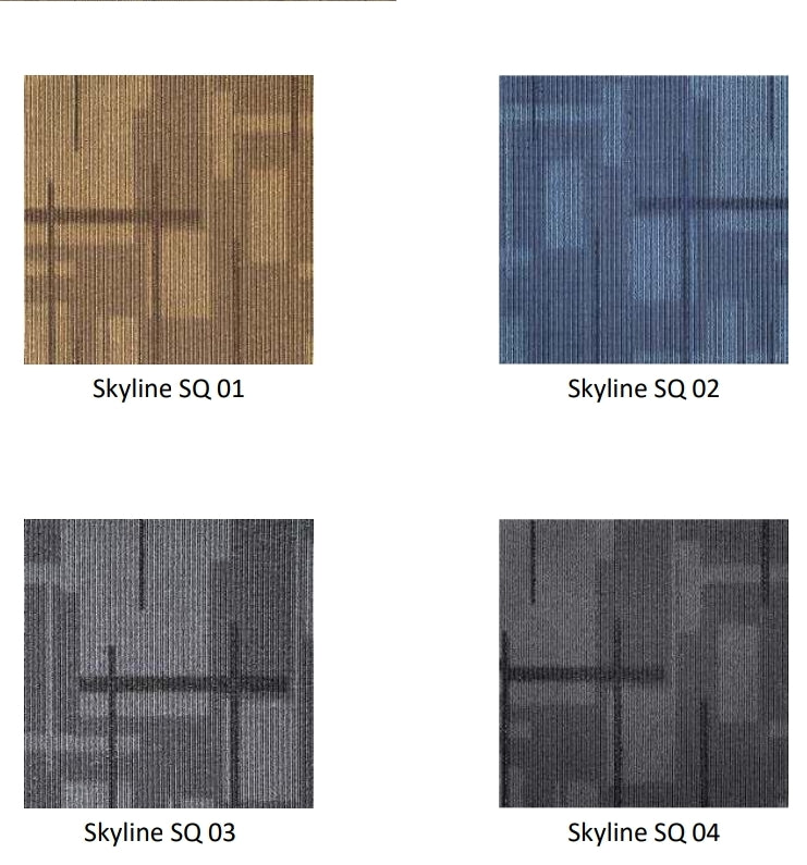 Carpet Tiles - Skyline SQ Series (4 Colours Available)