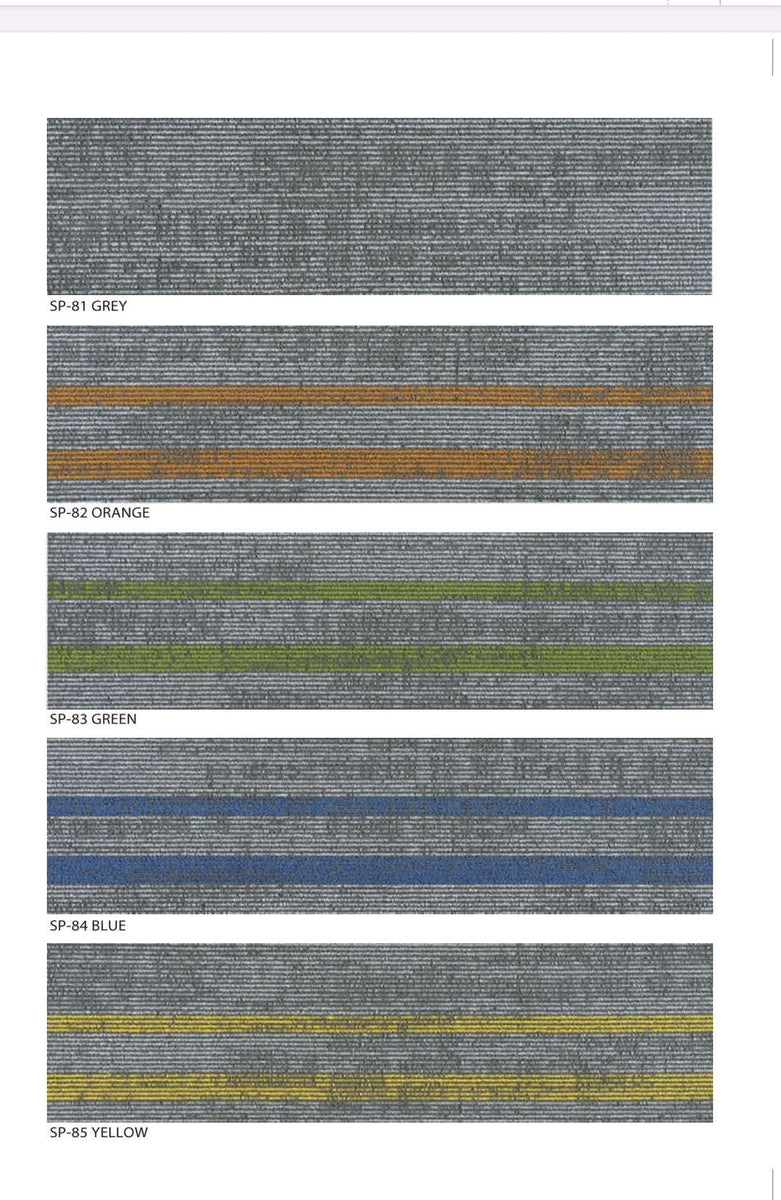 Carpet Tiles Plank - Spectrum SQ (4 Colours Available)
